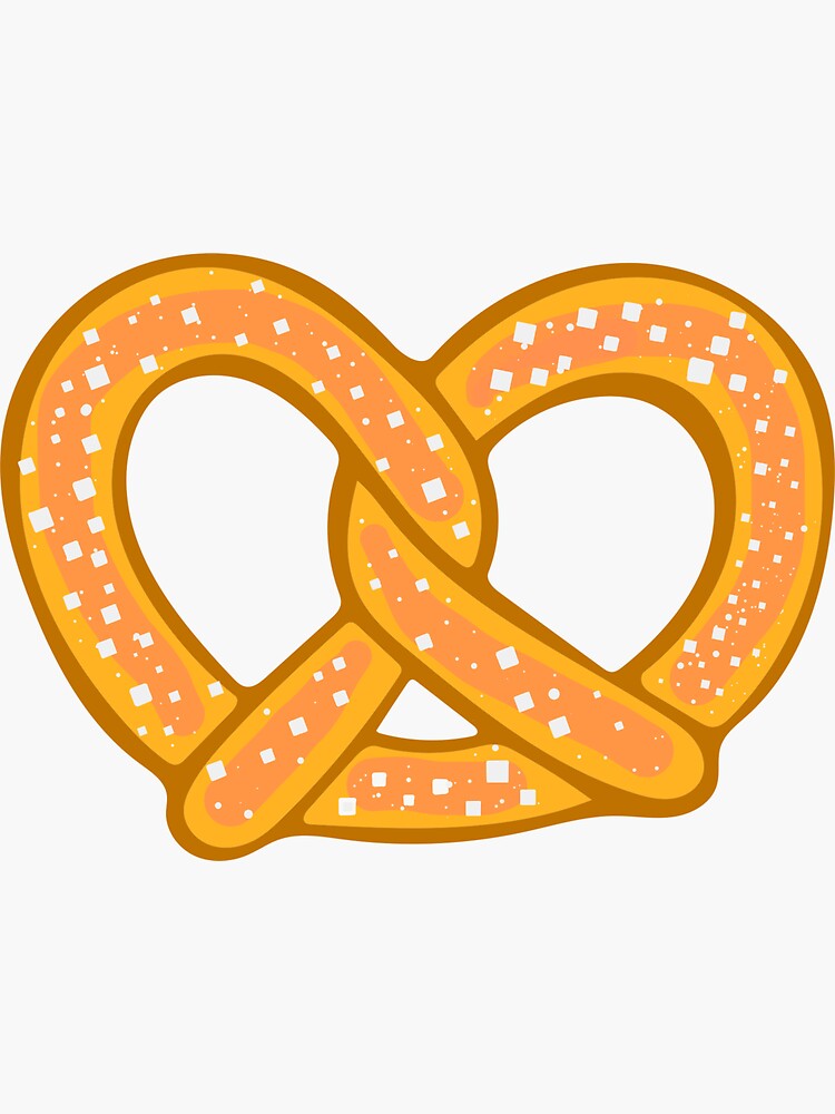 "Brezel" Sticker von Maddylaw4 | Redbubble