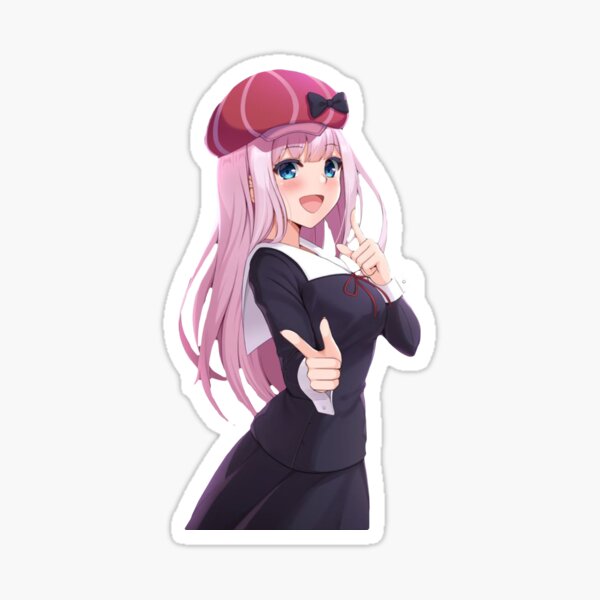 "Chika Fujiwara!" Sticker for Sale by fantastikk99 | Redbubble
