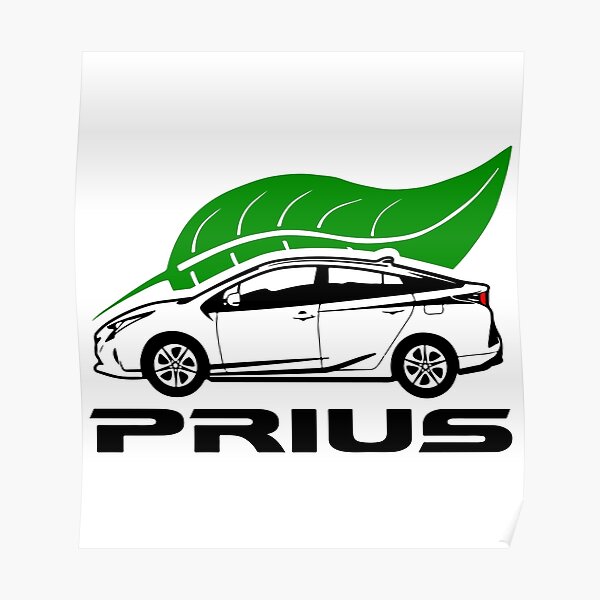 "New Prius Hybrid Car 2022 Design" Poster for Sale by anjanaartz ...