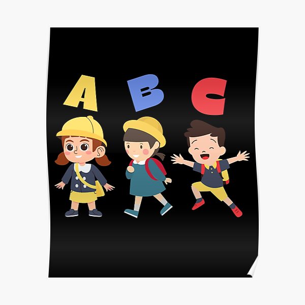 "alphabet abc back to school teachers" Poster for Sale by Eriksonshop ...
