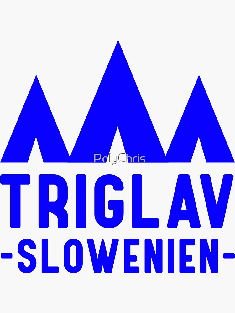 Triglav Slovenia Sticker For Sale By Polychris Redbubble