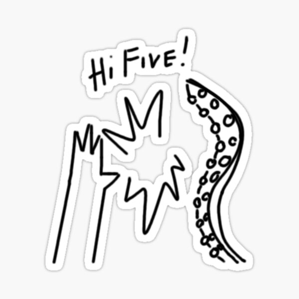 "Hi-Five!" Sticker for Sale by MapleWoodValley RallyChampionship ...