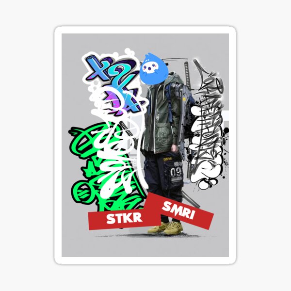 "Digital Vandalism by StickerSamurai " Sticker for Sale by ...