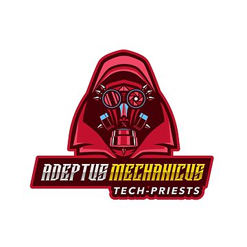 "Adeptus Mechanicus Tech Priests Red" Sticker for Sale by jhamlin21 ...