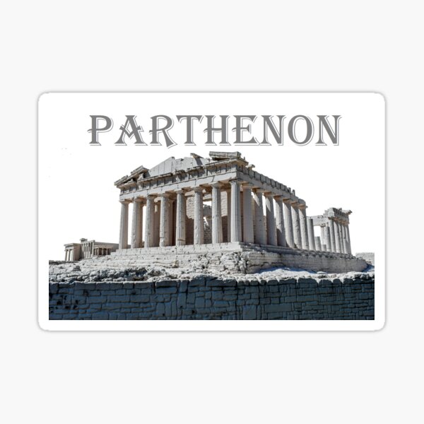 "Parthenon" Sticker for Sale by zakouskiis | Redbubble