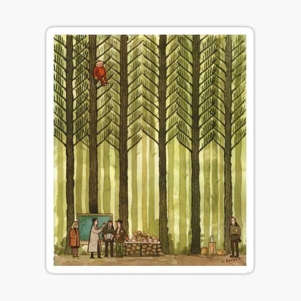 " edward gorey art" Sticker for Sale by samchim22 | Redbubble