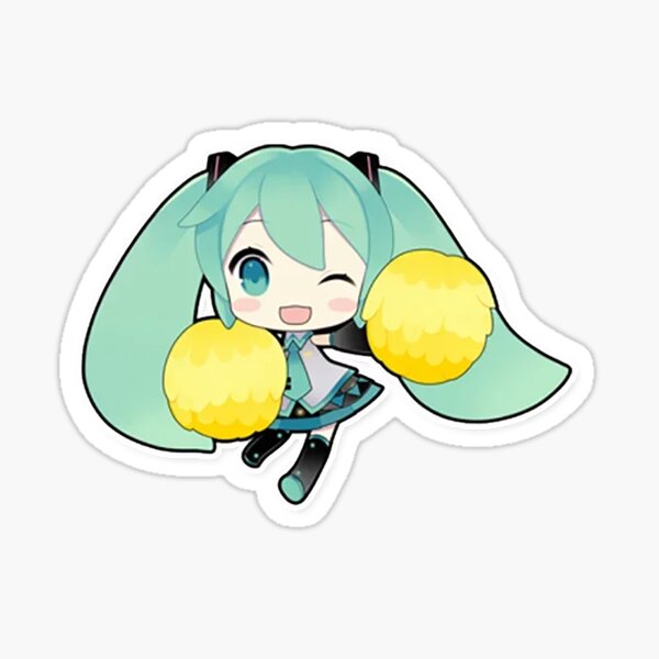 "Hatsune Miku Chibi #4" Sticker for Sale by Aviirous | Redbubble