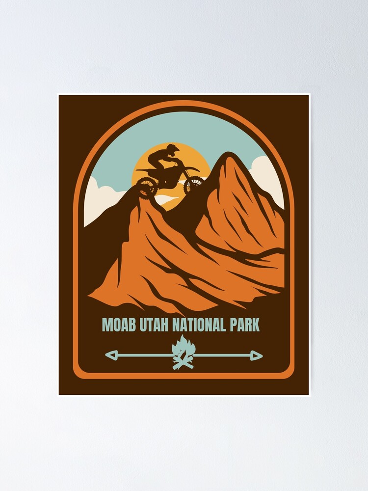 "Moab Utah National Park" Poster for Sale by retrotravelart | Redbubble