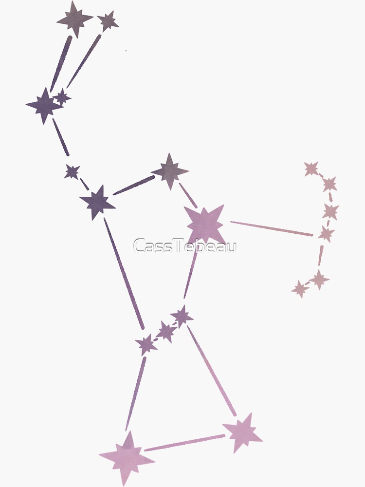 "Orion" Sticker for Sale by CassTebeau | Redbubble