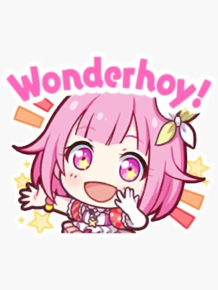 "wonderhoy Emu Otori wonderhoy stamp Sticker" Sticker for Sale by ...