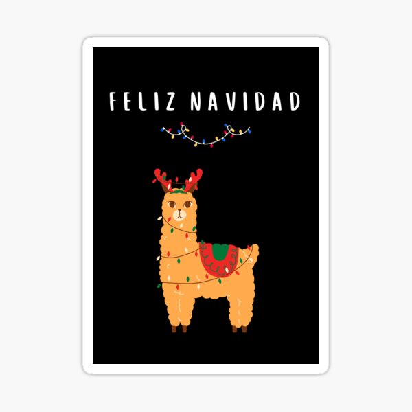 "Feliz Navidad (happy Christmas in Spanish) tarjeta de Navidad funny ...