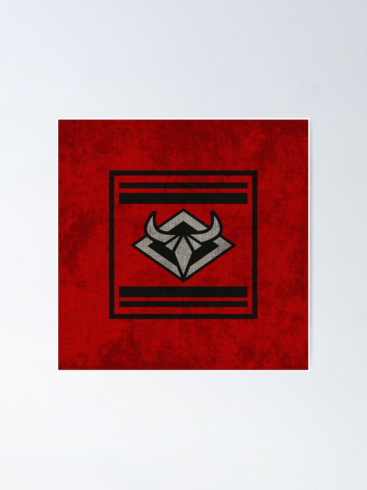 "Bricks 36 - Ninja Red" Poster for Sale by Cleobule | Redbubble