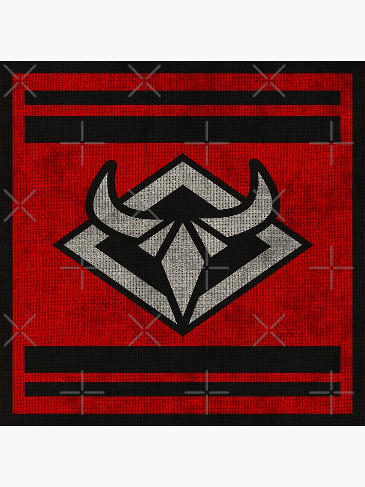 "Bricks 36 - Ninja Red" Sticker for Sale by Cleobule | Redbubble