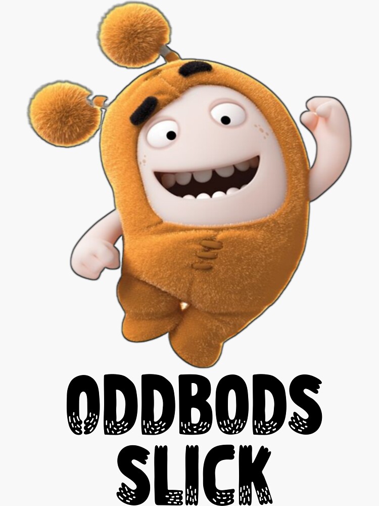 "Oddbods Slick" Sticker for Sale by Funnyart17 | Redbubble