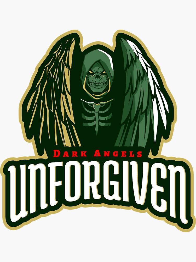 "Dark Angels Unforgiven" Sticker for Sale by jhamlin21 | Redbubble