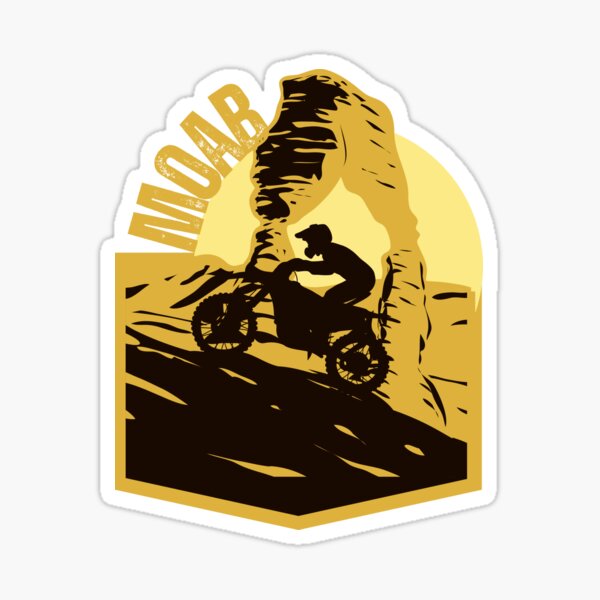"Moab Utah National Park" Sticker for Sale by retrotravelart | Redbubble