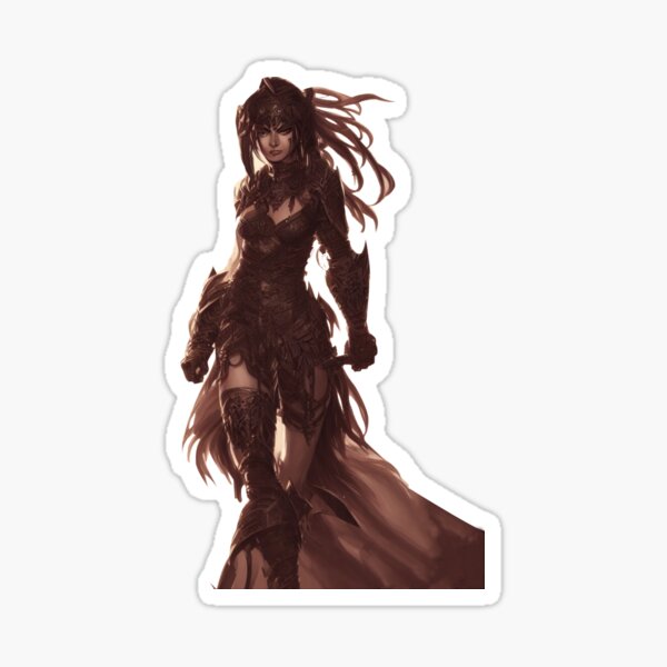 "Ancient women warrior artwork" Sticker for Sale by DopeDesign111 ...