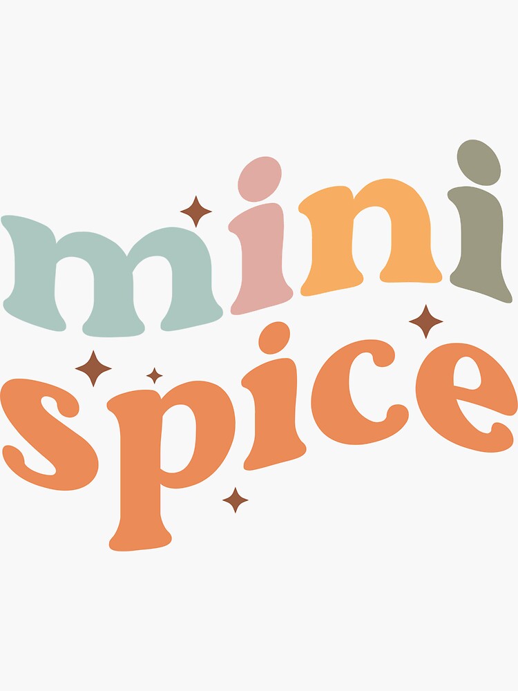 "Mini Spice" Sticker for Sale by andieartco | Redbubble