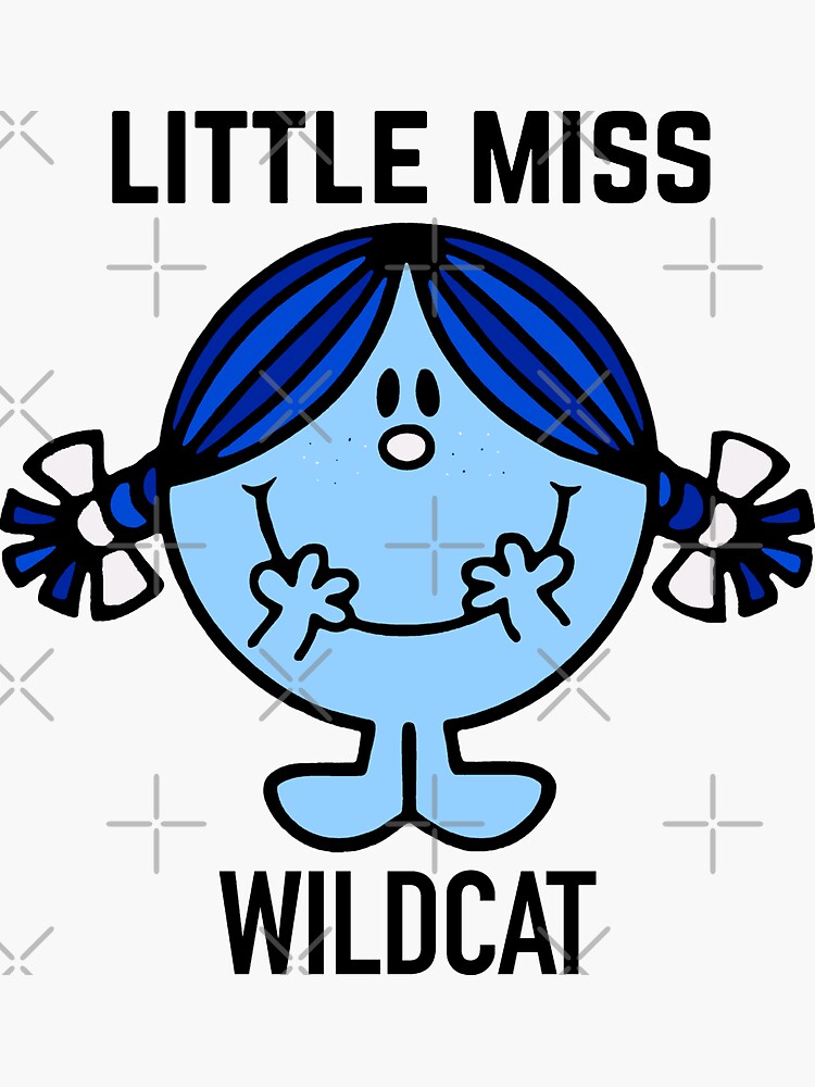 "University of Kentucky little miss wildcat" Sticker for Sale by ...