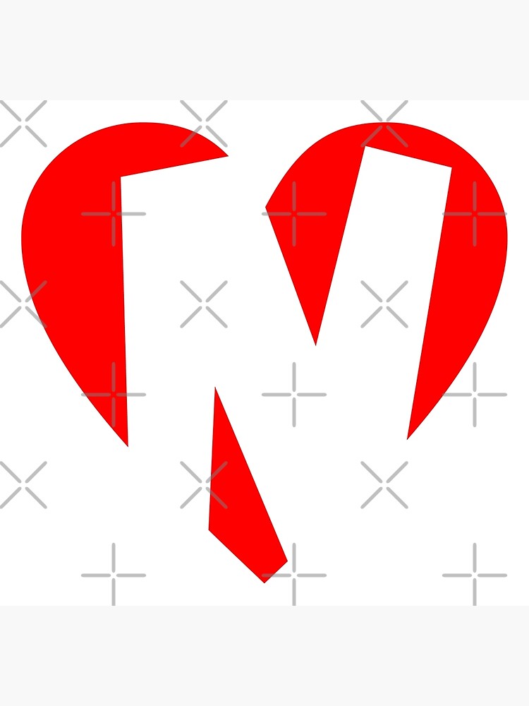 "I love N - Heart N - Heart with letter N" Art Print by theshirtshops ...