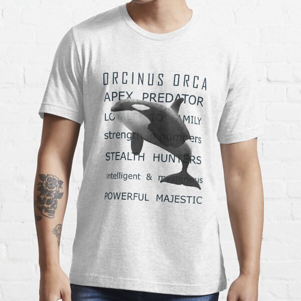 "ORCINUS ORCA - describing the Killer Whale" T-shirt for Sale by jayneegraceart | Redbubble ...