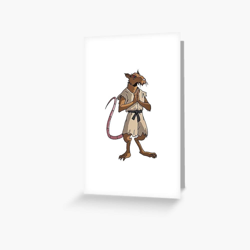 "Tmnt The Last Ronin Master Splinter Kungfu Sticker" Greeting Card for ...