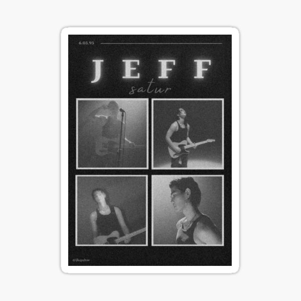 "jeff satur" Sticker for Sale by ErikasPalace | Redbubble
