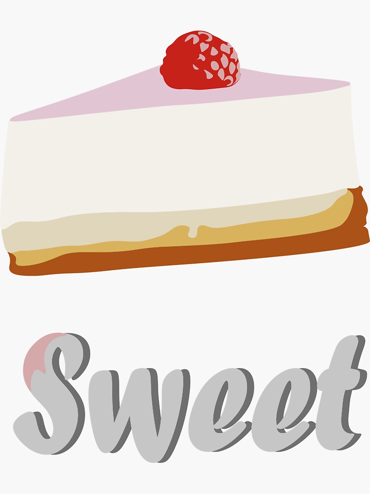 "Cheesecake design -Sweet collection-" Sticker for Sale by KBB-arts ...