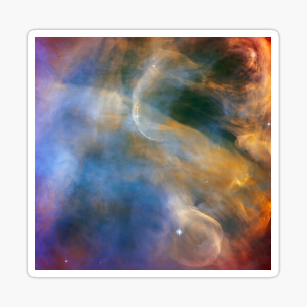 "Hubble Peers at Celestial Cloudscape" Sticker for Sale by ...