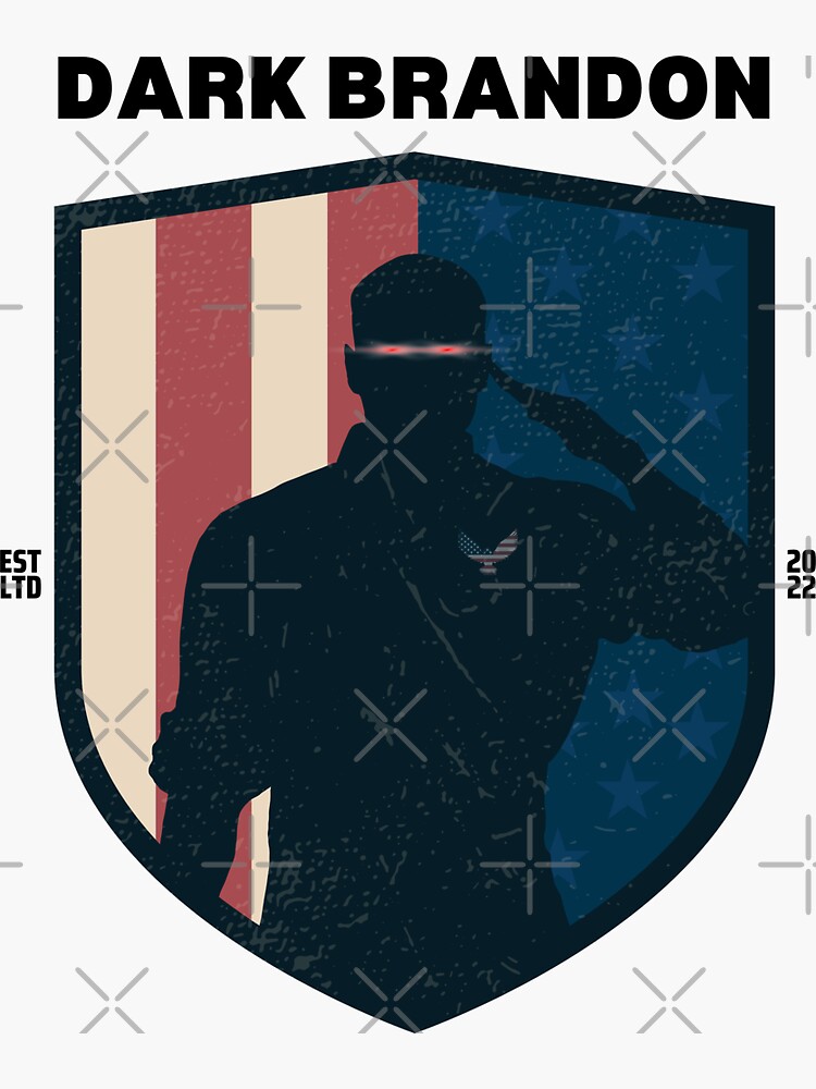"Dark Brandon Rises" Sticker for Sale by Spoofy92 | Redbubble
