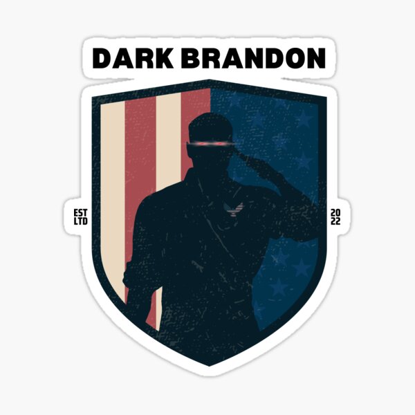 "Dark Brandon Rises" Sticker for Sale by Spoofy92 | Redbubble