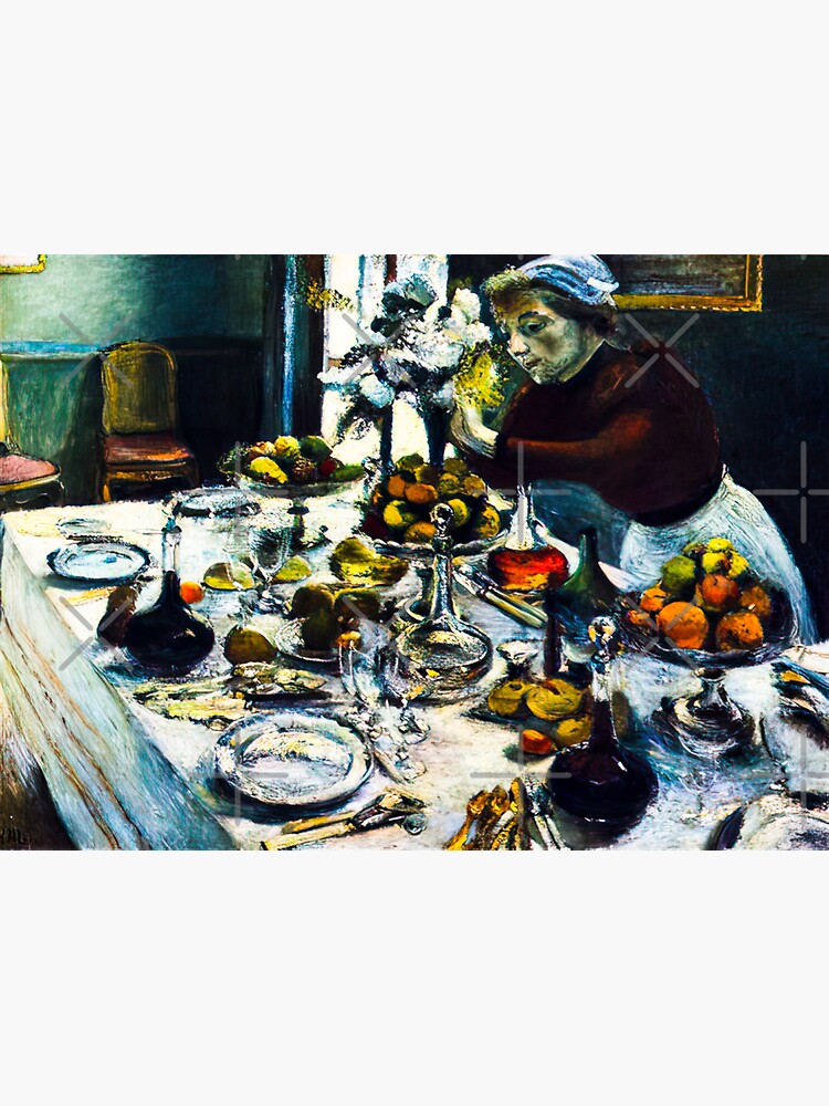 "Henri Matisse, the dinner table, 1897 " Sticker for Sale by ...