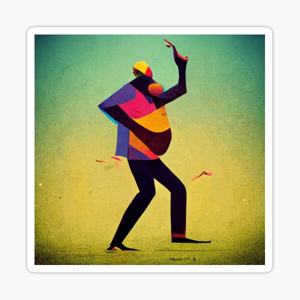 "Dance" Sticker for Sale by oksim7 | Redbubble