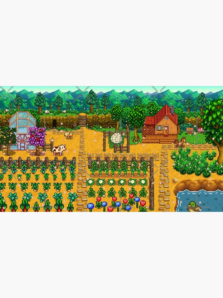 "Stardew Valley Map 1" Poster for Sale by zenlesszone | Redbubble