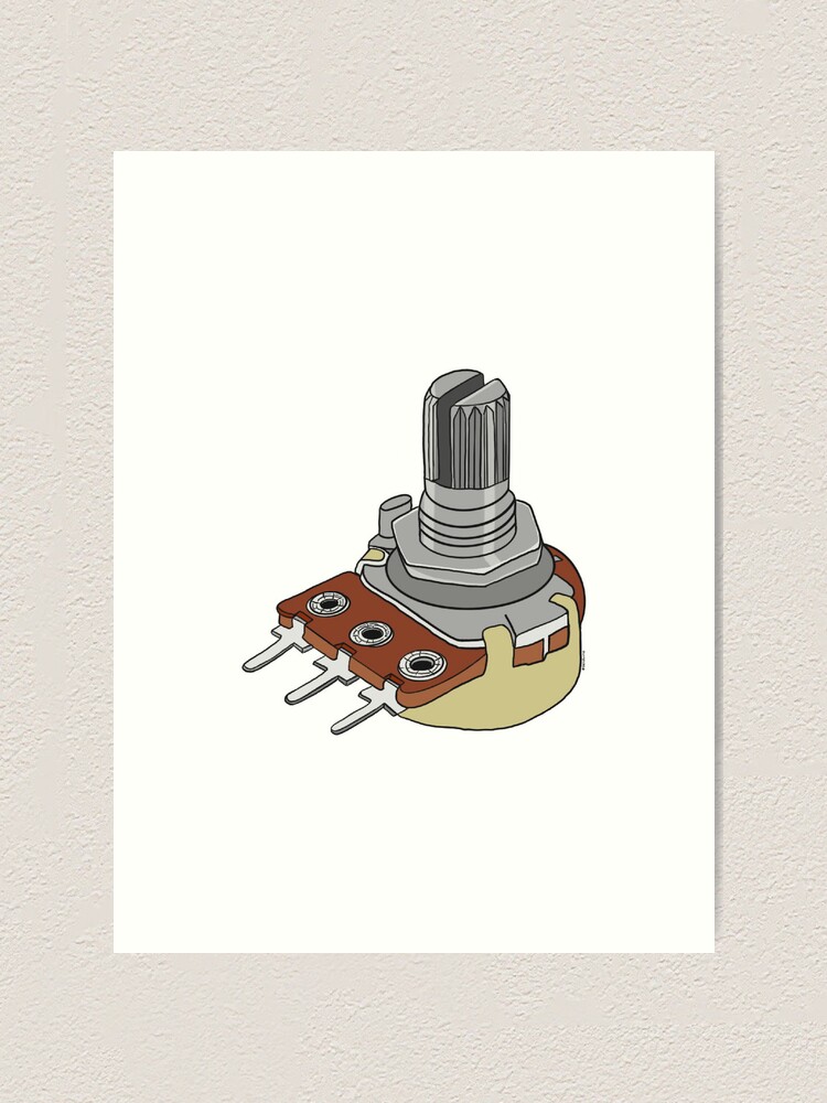 "Potentiometer" Art Print for Sale by trashduino | Redbubble