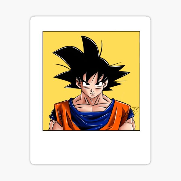 "goku" Sticker for Sale by theuglydrama | Redbubble