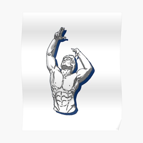 "Zyzz Bodybuilder Design" Poster for Sale by simplisty | Redbubble