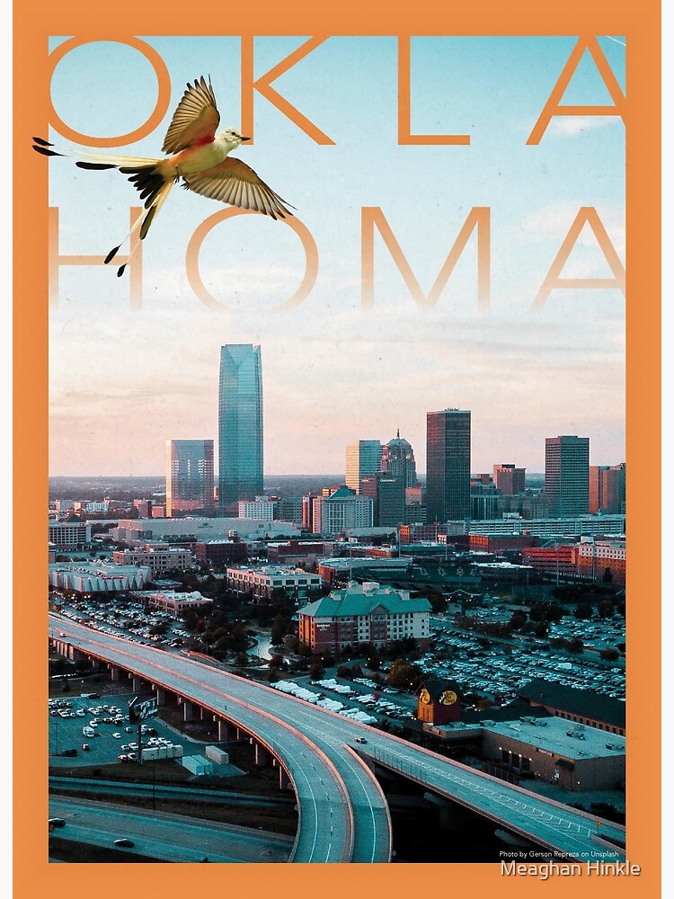 "Downtown Oklahoma City" Poster for Sale by Meaghan-Hinkle | Redbubble