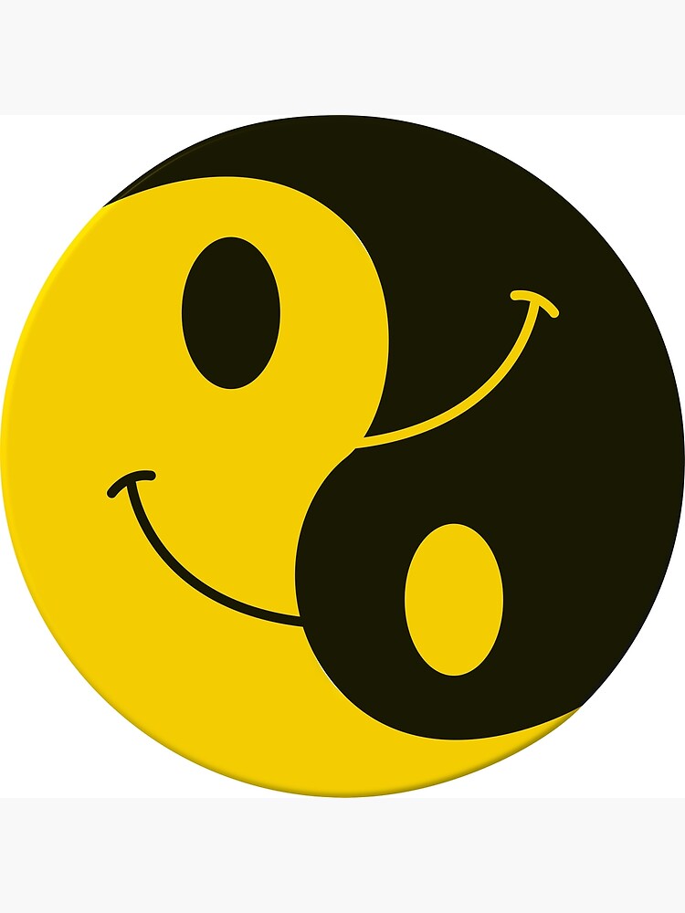 "Smiley Ying Yang" Poster for Sale by eltipobuho | Redbubble
