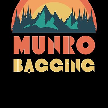 "Munro Bagging Retro" Sticker for Sale by 84Gallons | Redbubble