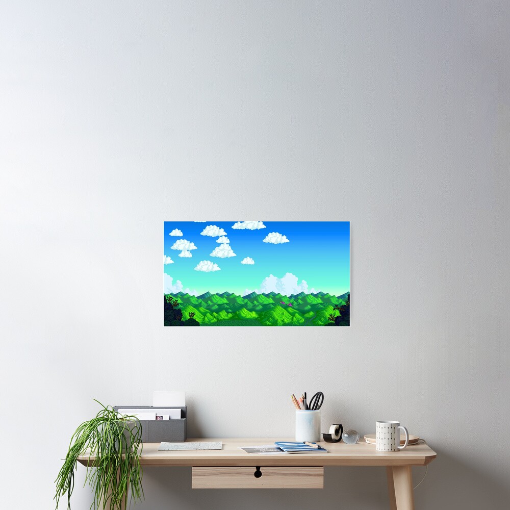 "Stardew Valley Map 5" Poster for Sale by zenlesszone | Redbubble