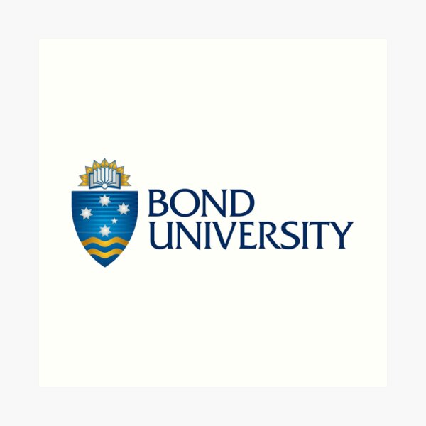 "Bond University Logo" Art Print for Sale by cingimanda | Redbubble