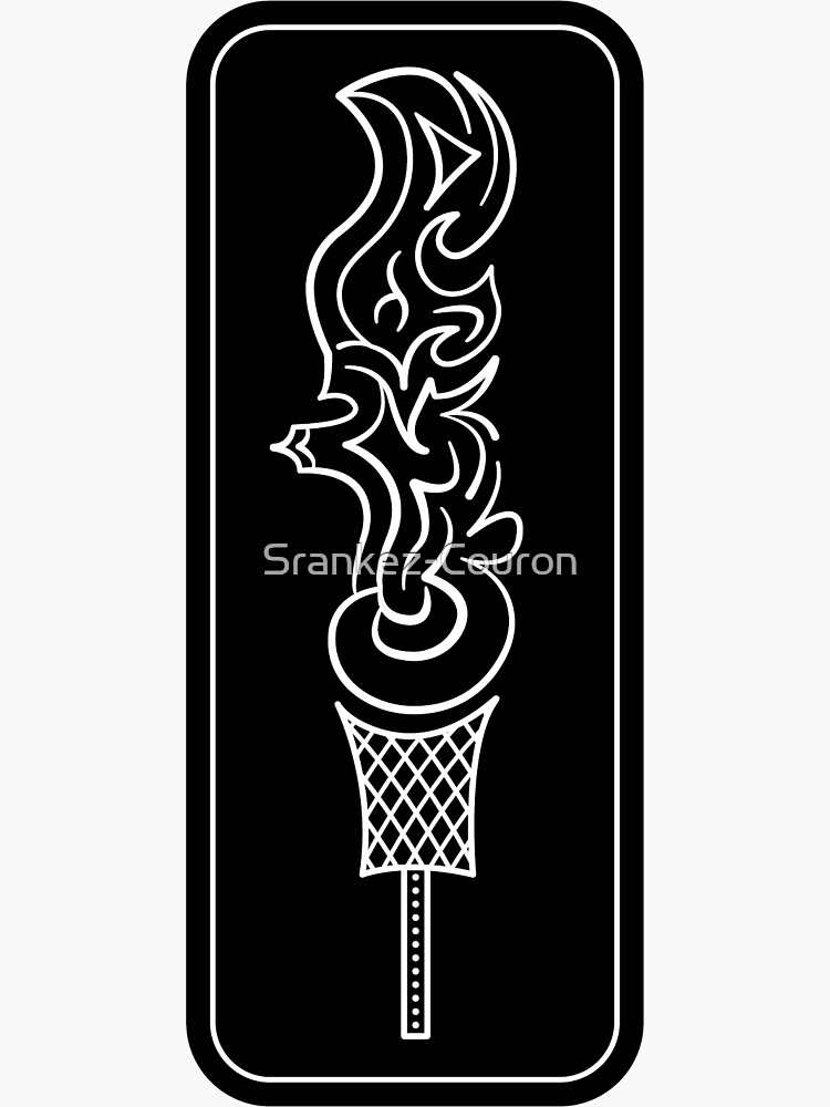"The Unending Flame Of The Torch" Sticker for Sale by Srankez-Couron ...