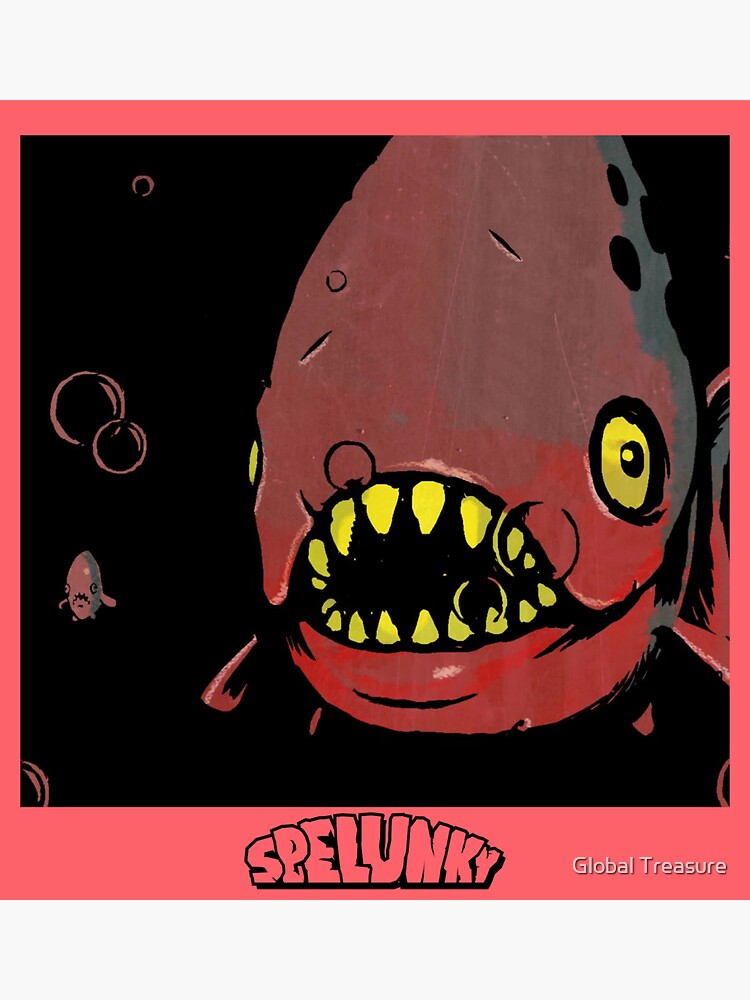 "Spelunky HD - Old Bitey" Sticker for Sale by monkeyhubstudio | Redbubble