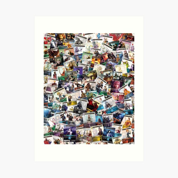 "Final Fantasy TCG - Collage" Art Print for Sale by jyeotoole | Redbubble
