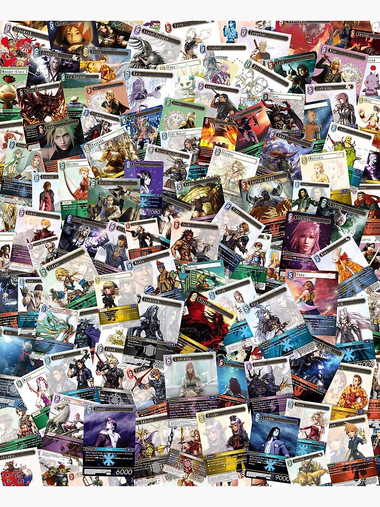 "Final Fantasy TCG - Collage" Art Print for Sale by jyeotoole | Redbubble