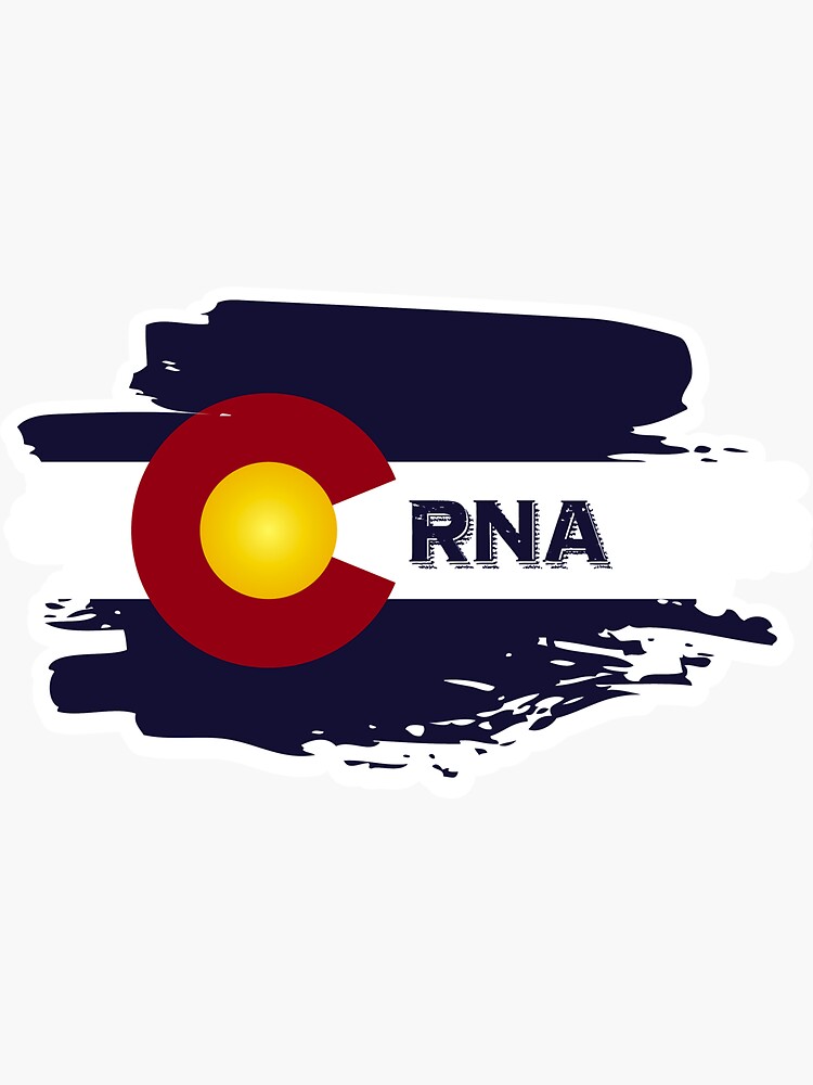 "Colorado CRNA" Sticker for Sale by CoANA | Redbubble