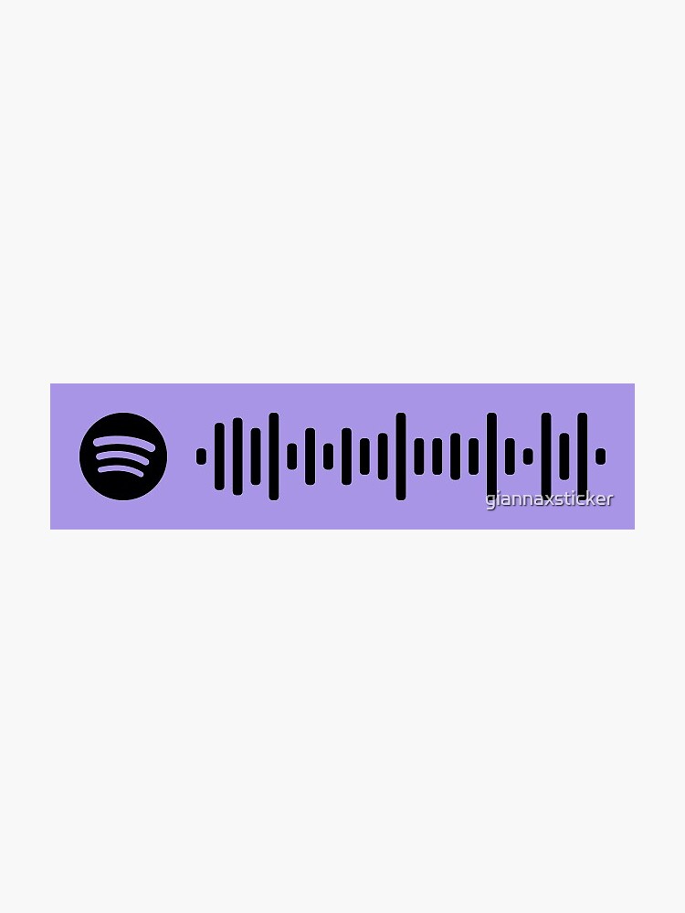 "enough for you by Olivia Rodrigo Spotify Code" Sticker for Sale by ...