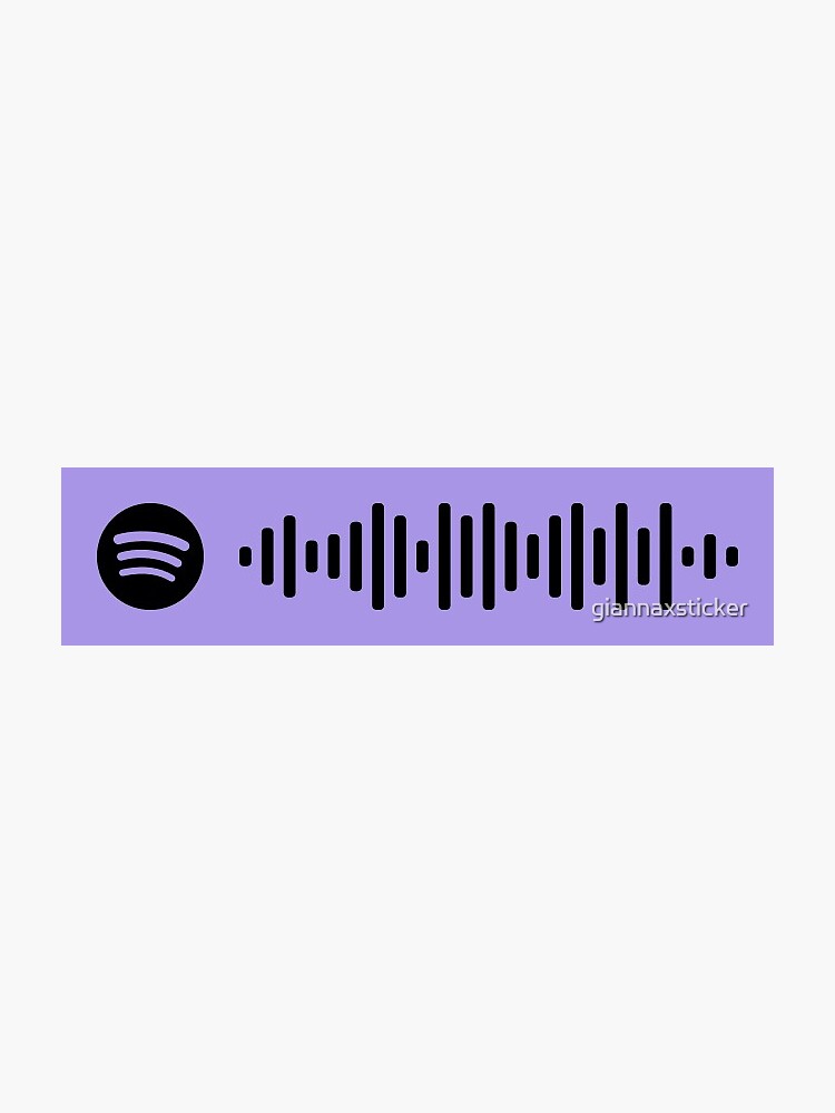 "hoffe dir geht es gut von Olivia Rodrigo Spotify Code" Sticker von giannaxsticker | Redbubble