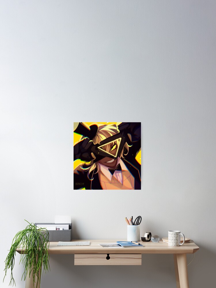 "Bill Cipher" Poster for Sale by Creantzy | Redbubble